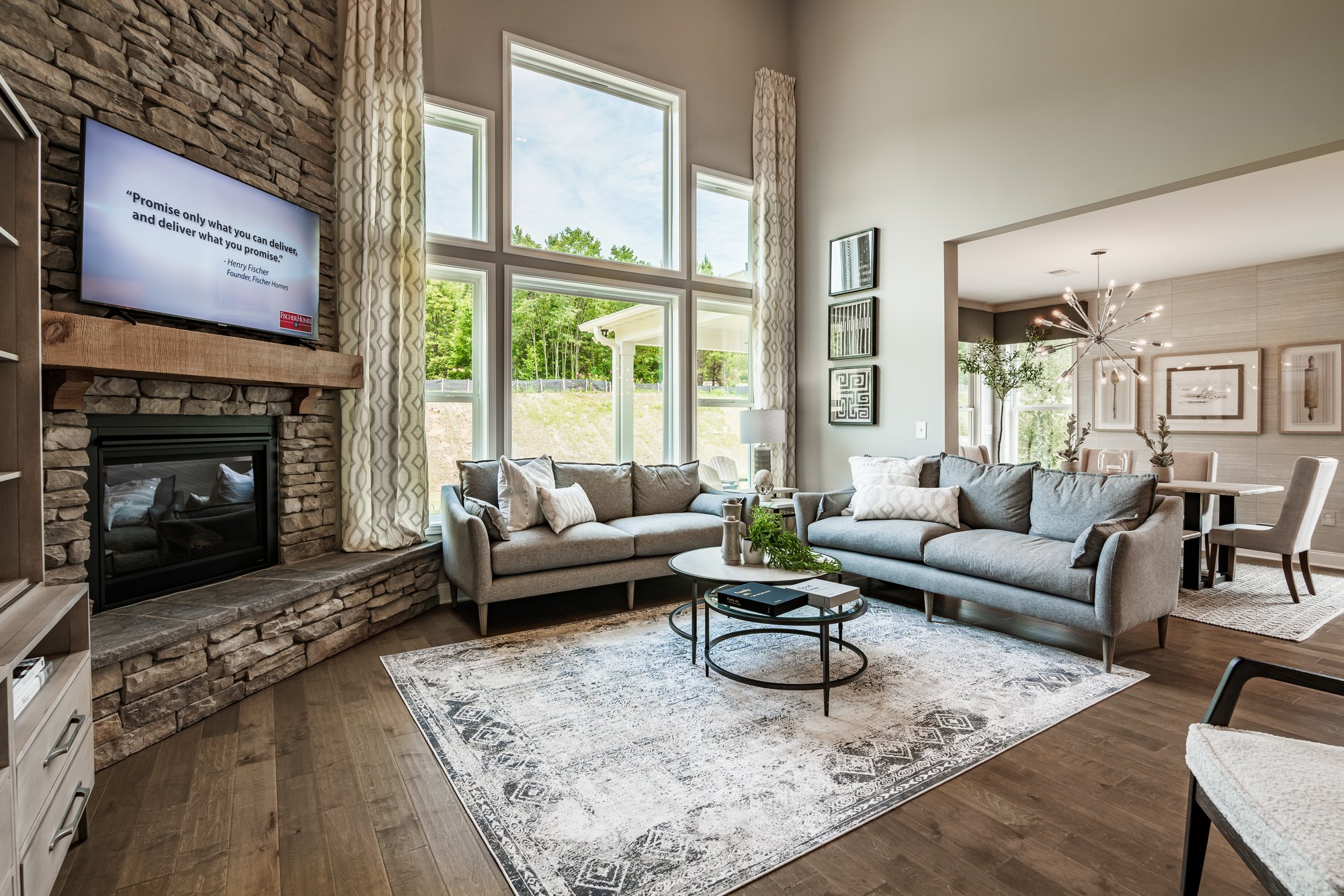 First Fischer Homes Model Home Opening in St. Louis in Dardenne Prairie